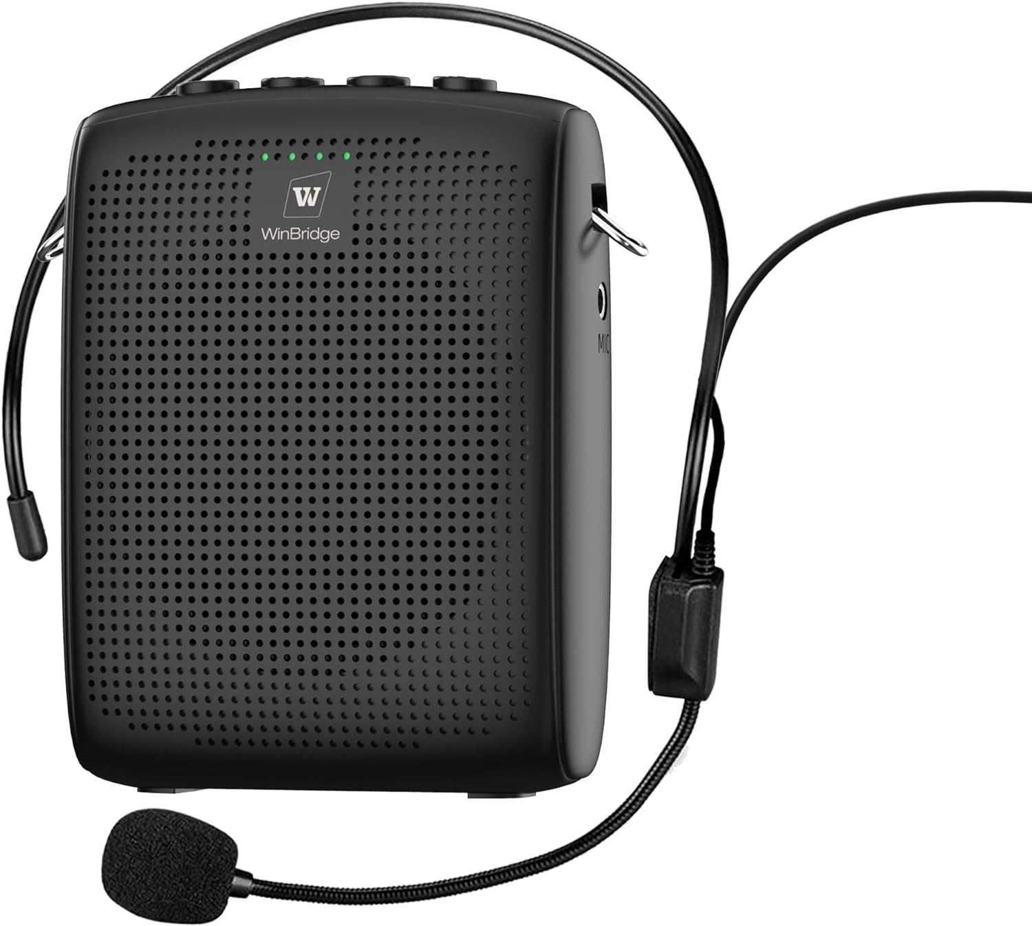 WinBridge WB003 Portable Voice Amplifier with Wired Headset Microphone
