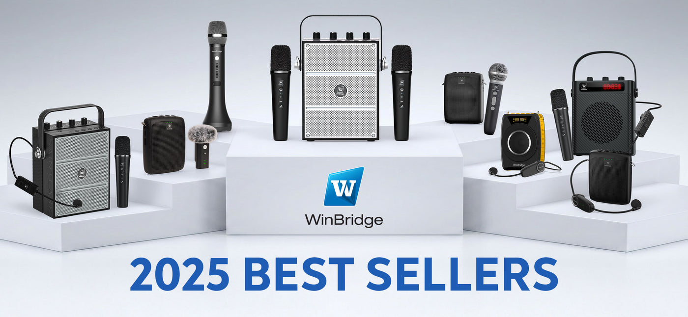 WinBridge C006 Bluetooth Voice Amplifier with Wireless Lavalier Lapel
