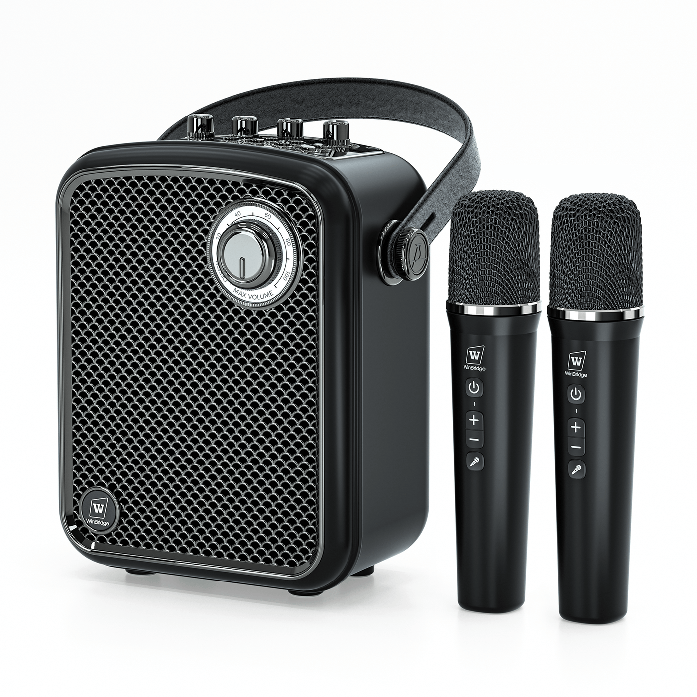 WinBridge A006 Voice Amplifier with Wireless Lapel Microphone - Person