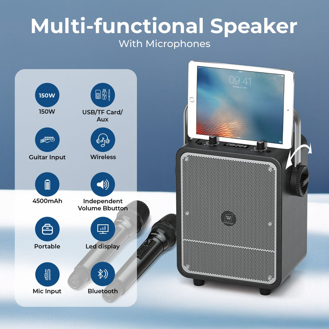 WinBridge S93 Pro Voice Amplifier with Wireless Microphone & Speaker